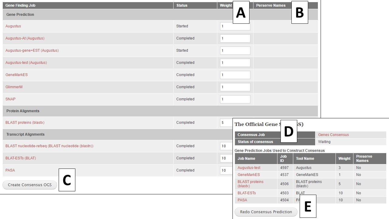 OGS Tab | GenSAS v5.0