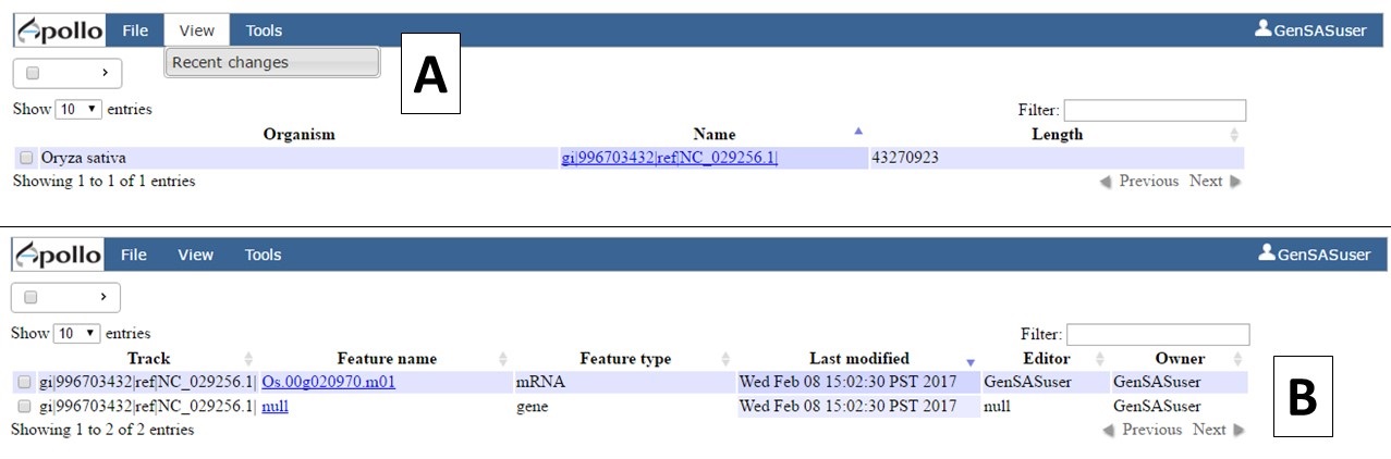 Annotate Tab | GenSAS v6.0